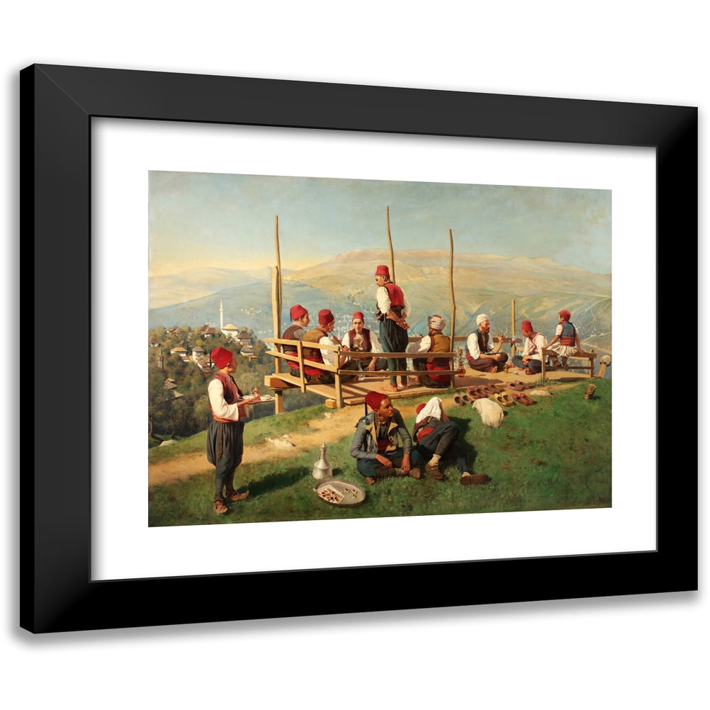 Franz Leo Ruben 18x15 Black Modern Framed Museum Art Print Titled ...
