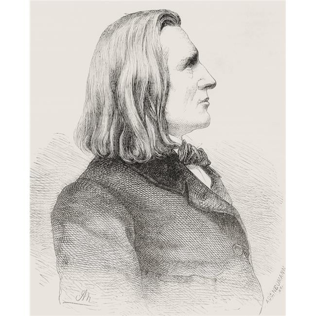 Franz Liszt Aka Franz Ritter Von Liszt 1811 ? Poster Print - Walmart.com