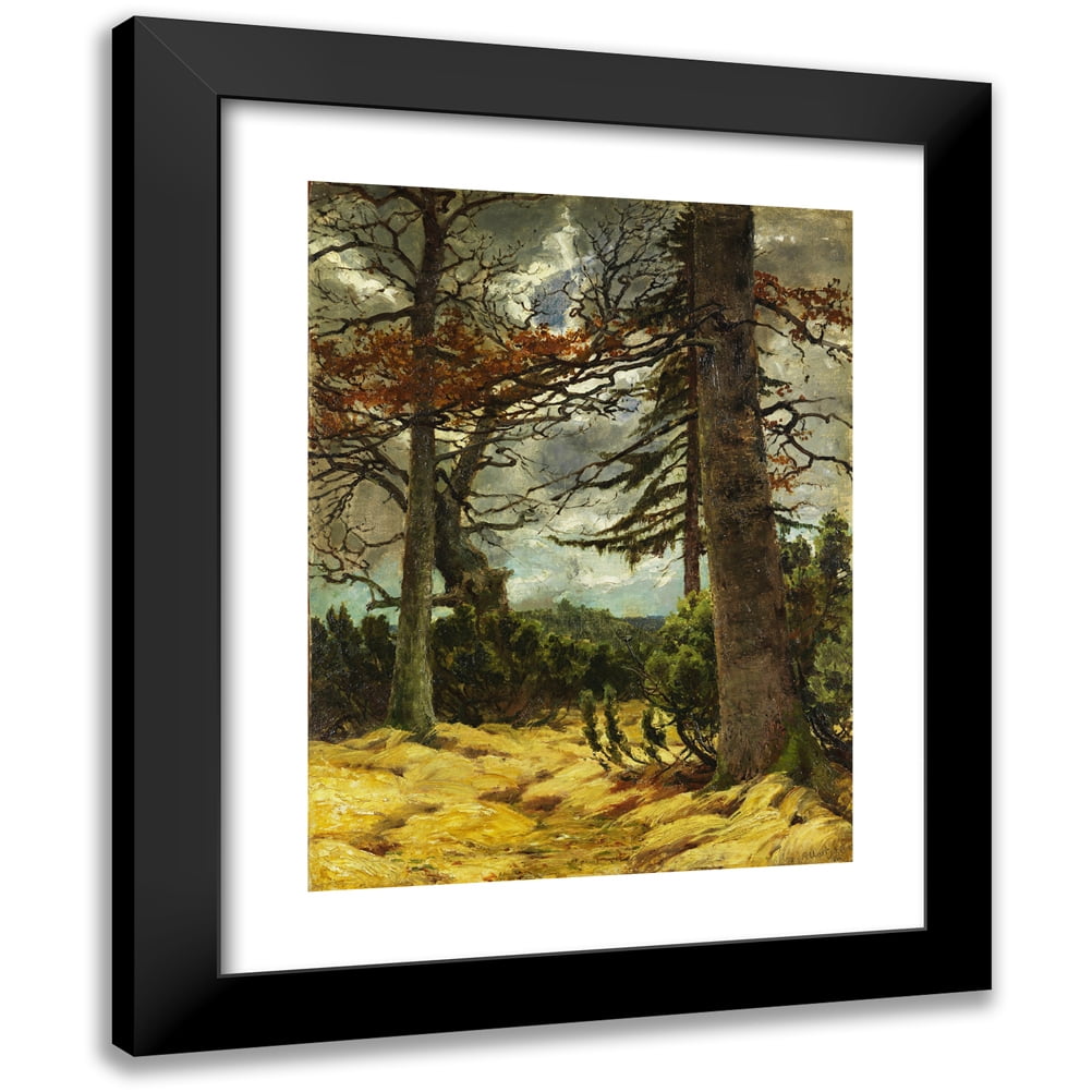 Franz Marc 12x14 Black Modern Framed Museum Art Print Titled - Oak ...