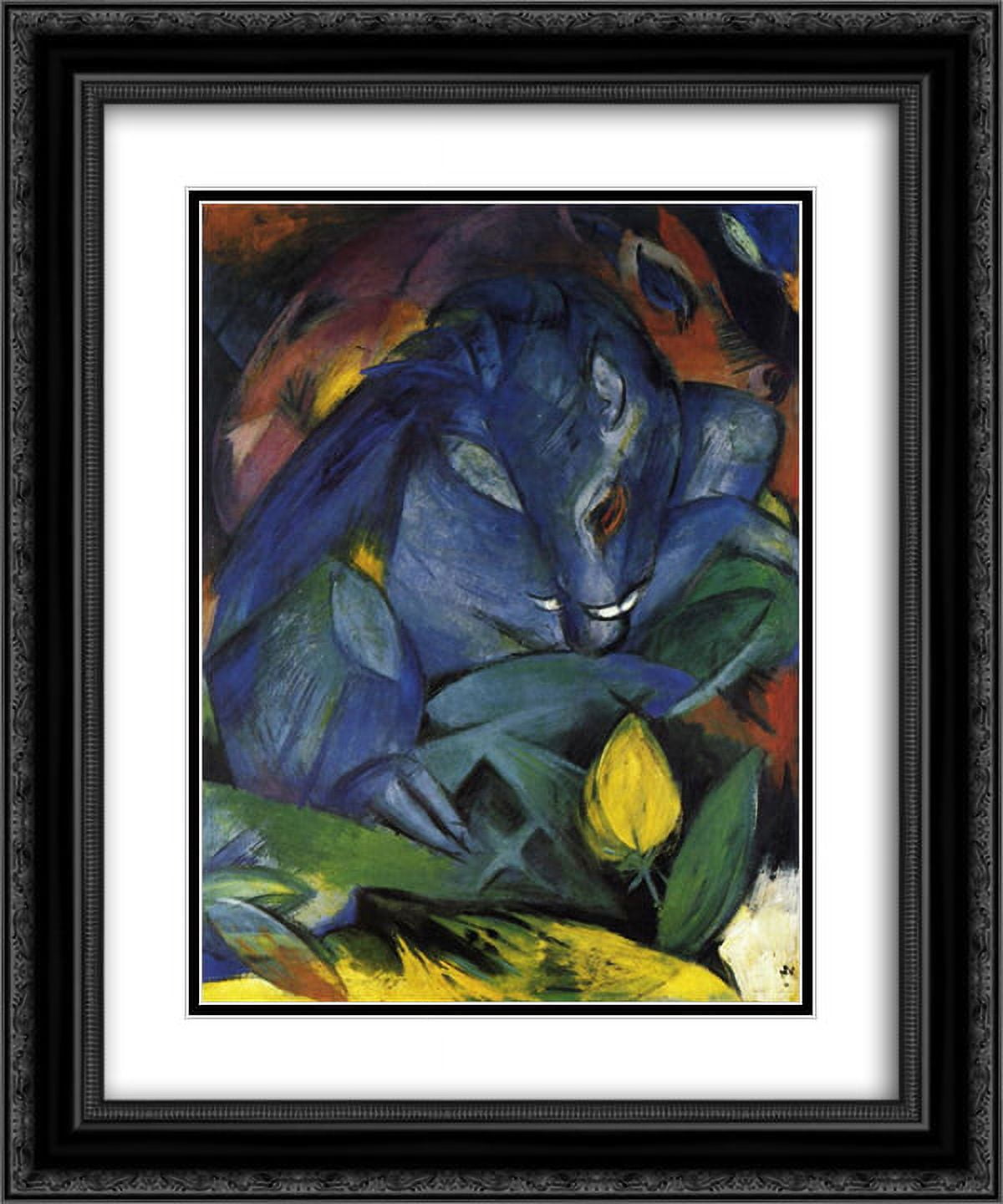Franz Marc 2x Matted 20x24 Black Ornate Framed Art Print 'Wild Pigs ...