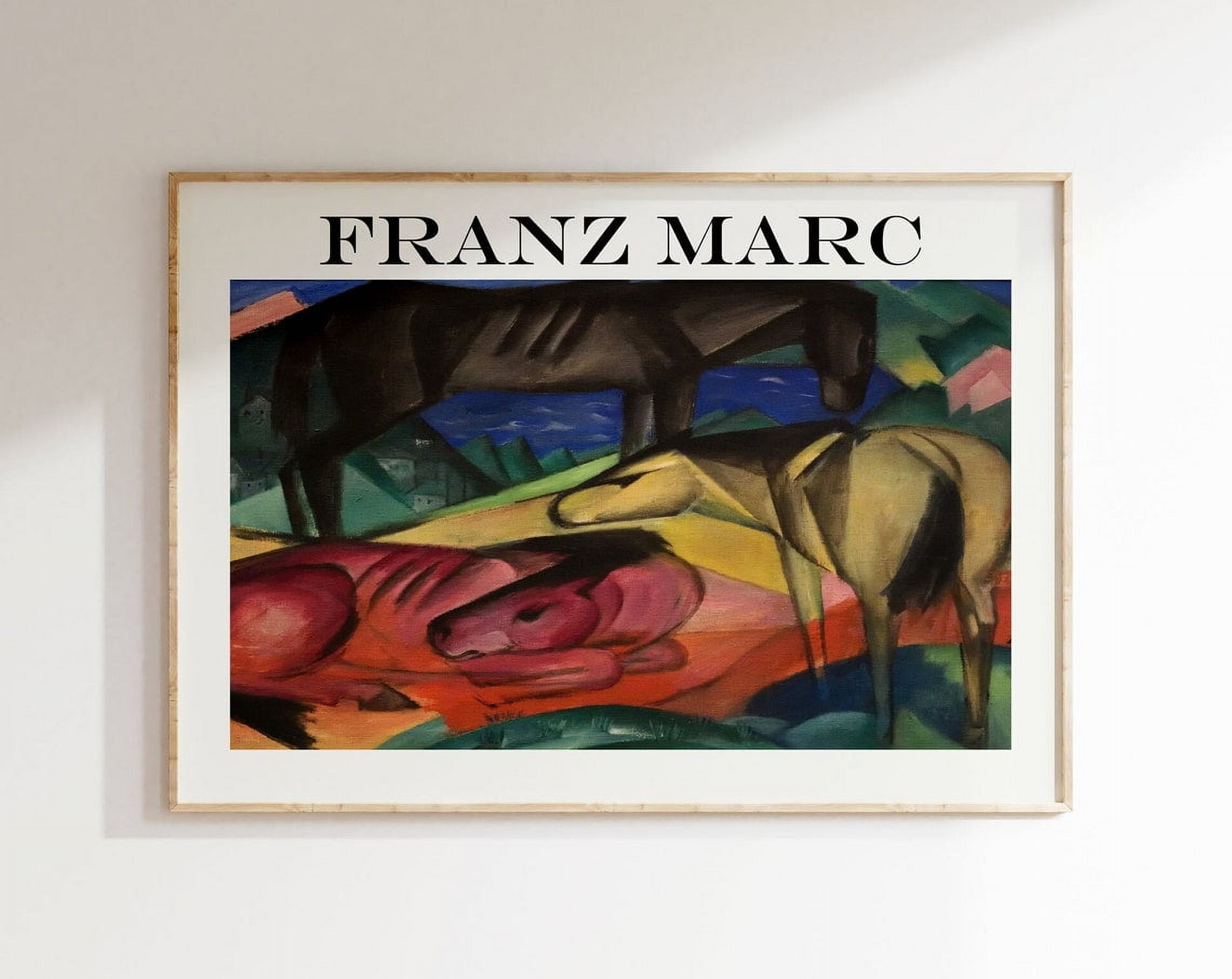 Franz Marc Poster - Timeless Museum Art As Franz Marc Print, Cubism ...