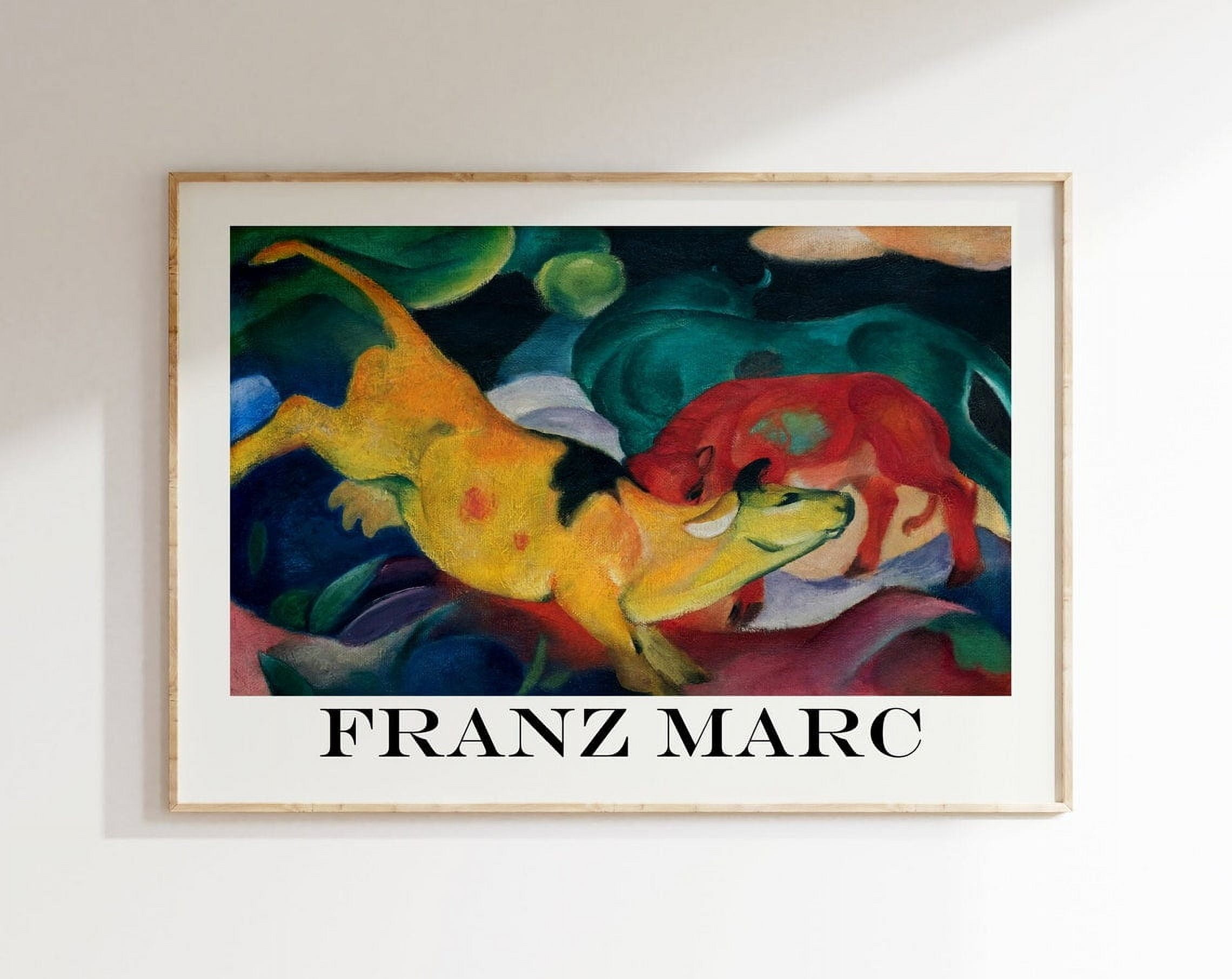 Franz Marc Poster - Timeless Museum Art As Franz Marc Print, Cubism ...