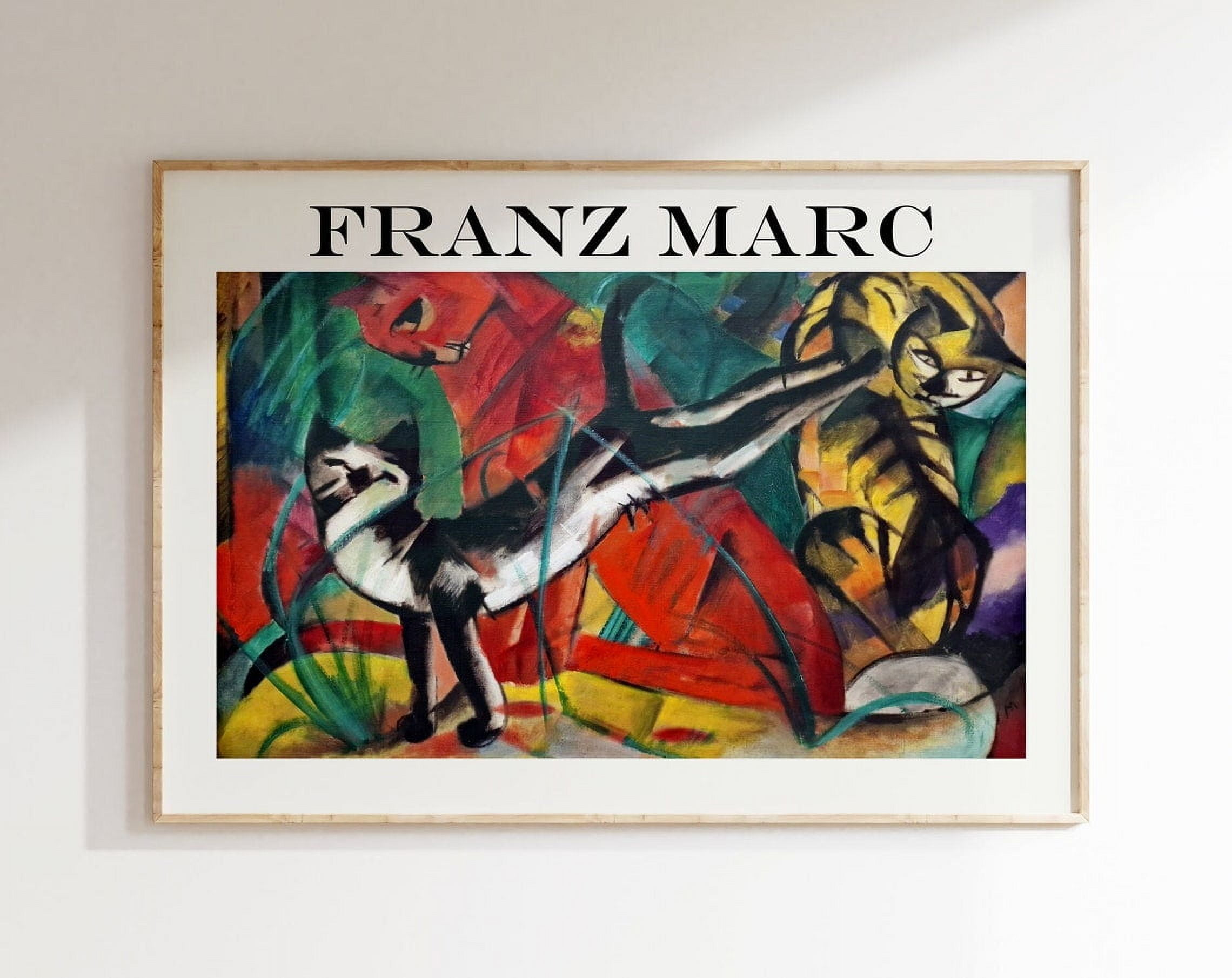 Franz Marc Poster - Timeless Museum Art As Franz Marc Print, Cubism ...