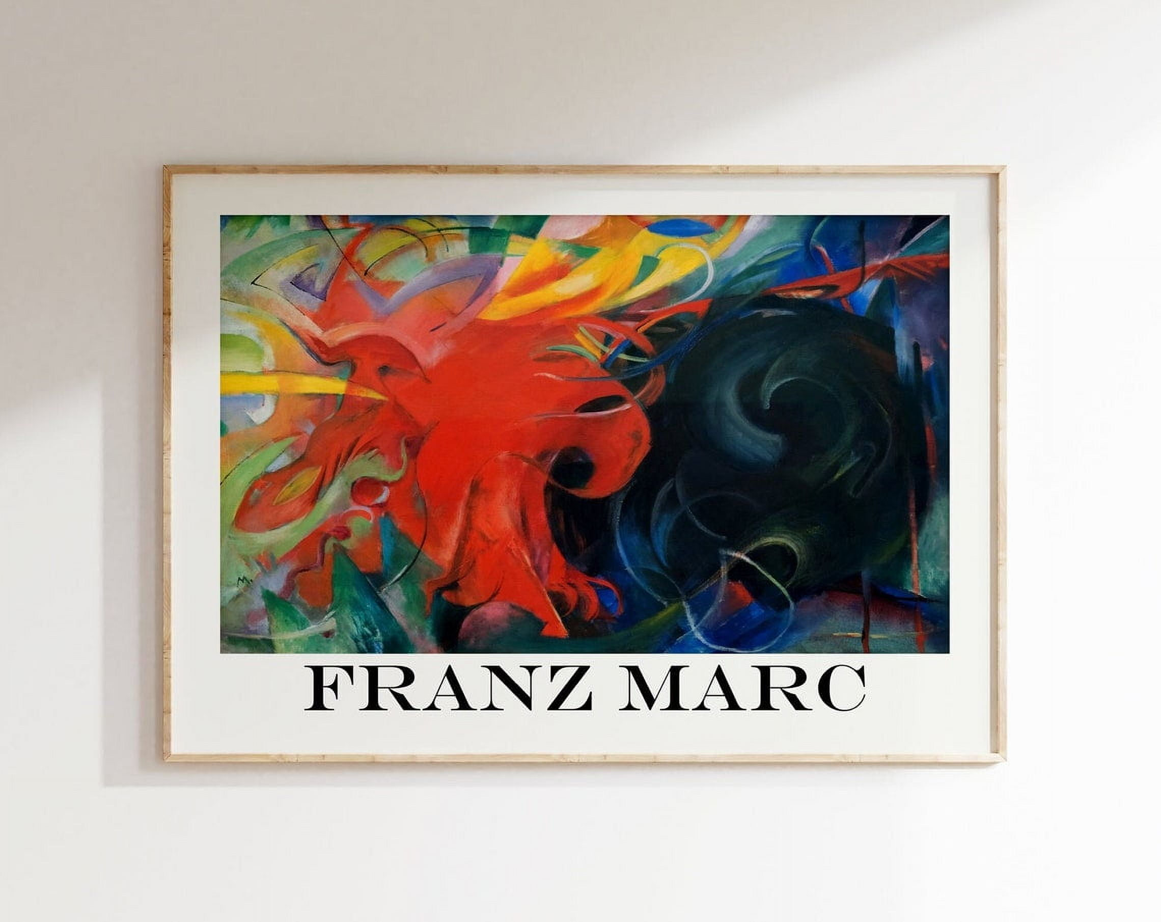 Franz Marc Poster - Timeless Museum Art As Franz Marc Print, Cubism ...