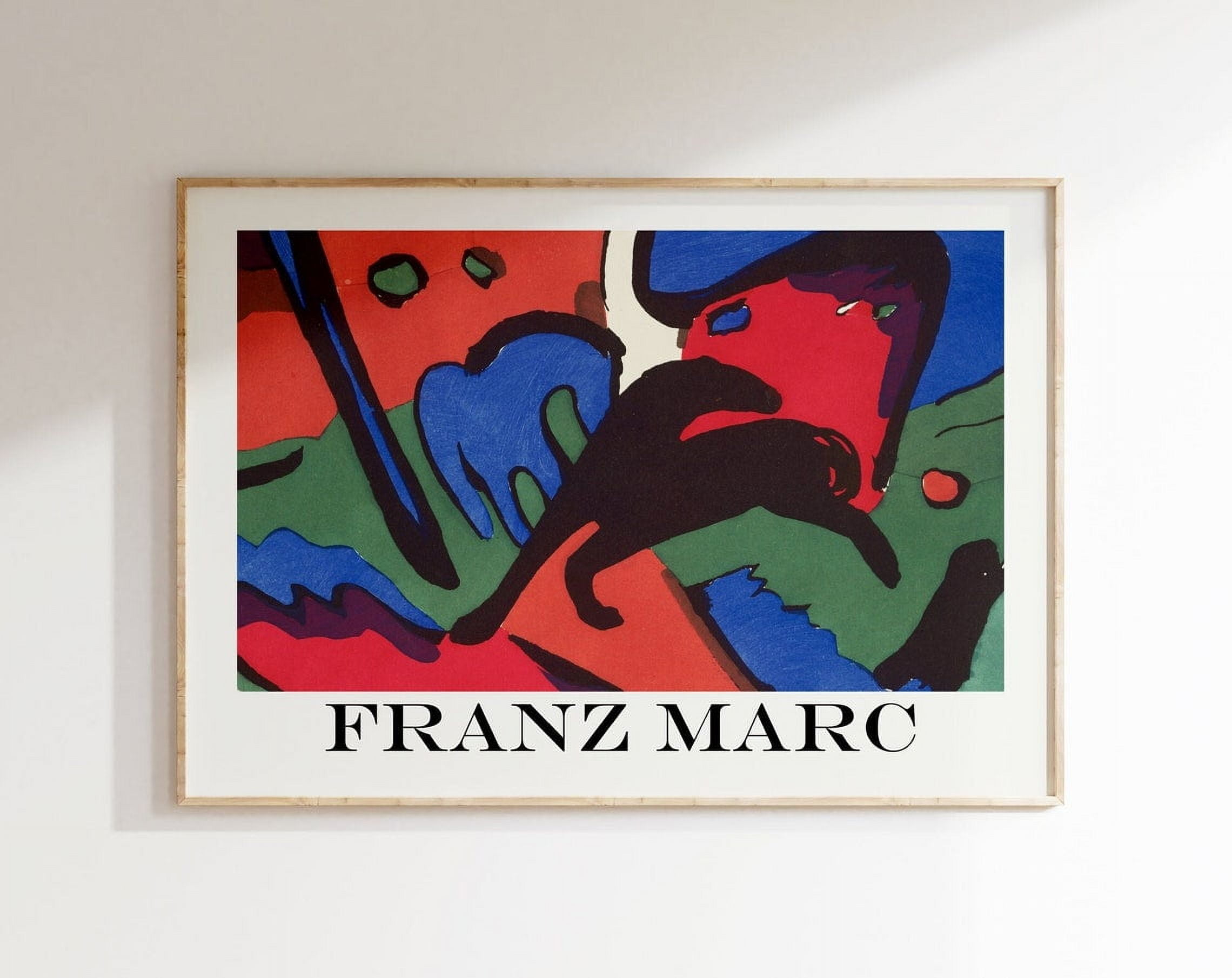 Franz Marc Poster - Timeless Museum Art As Franz Marc Print, Cubism ...