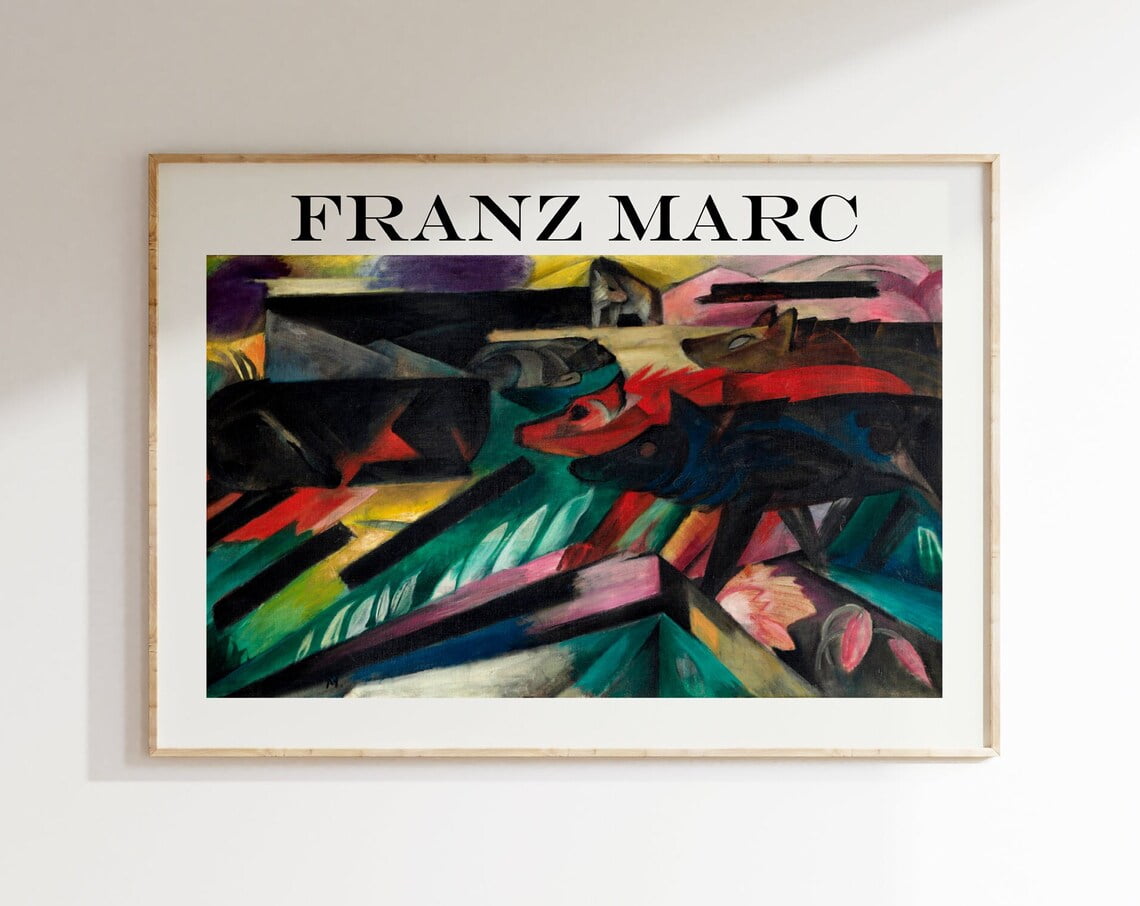 Franz Marc Poster - Timeless Museum Art As Franz Marc Print, Cubism ...