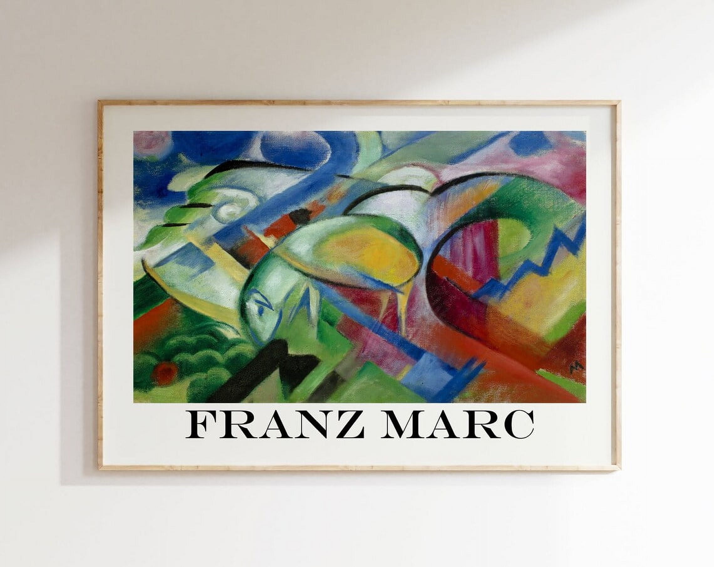 Franz Marc Poster - Timeless Museum Art As Franz Marc Print, Cubism ...