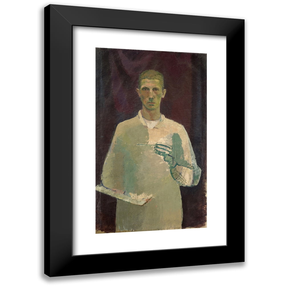 Franz Marent 12x18 Black Modern Framed Museum Art Print Titled - Self ...