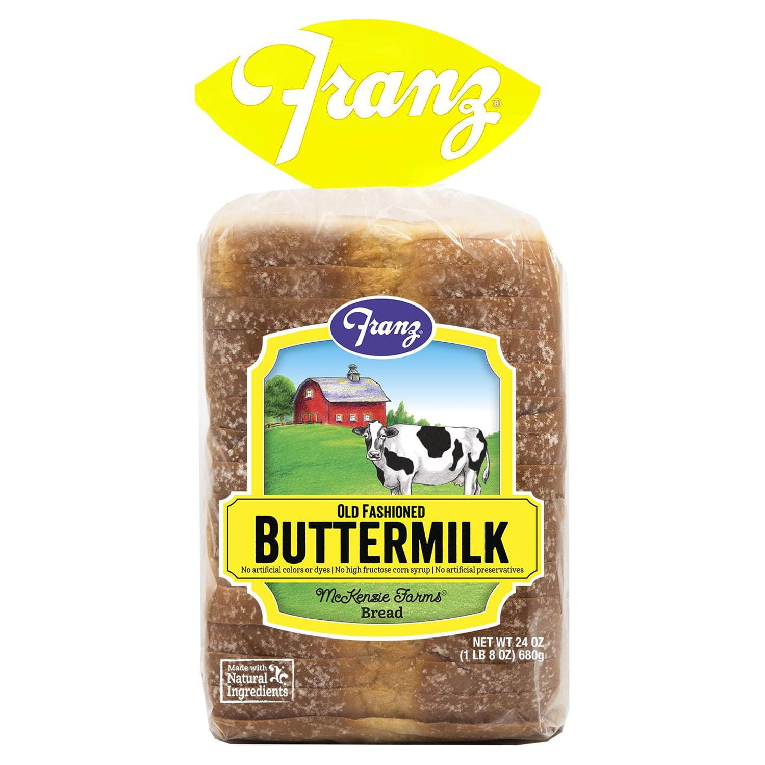 Franz McKenzie Farms Buttermilk Bread Loaf, 24 oz - Walmart.com