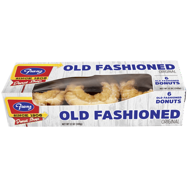 Franz Old Fashioned Donuts, 12 oz, 6 Count - Walmart.com