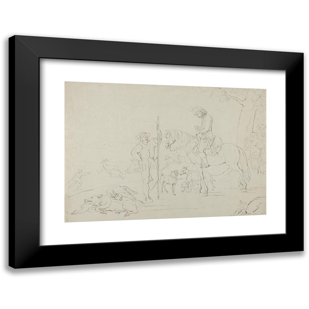 Franz Pforr 14x11 Black Modern Framed Museum Art Print Titled ...
