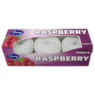 HOSTESS Glazed Blueberry Jumbo SNACK DONETTES Donuts, 8 count, 16 oz ...