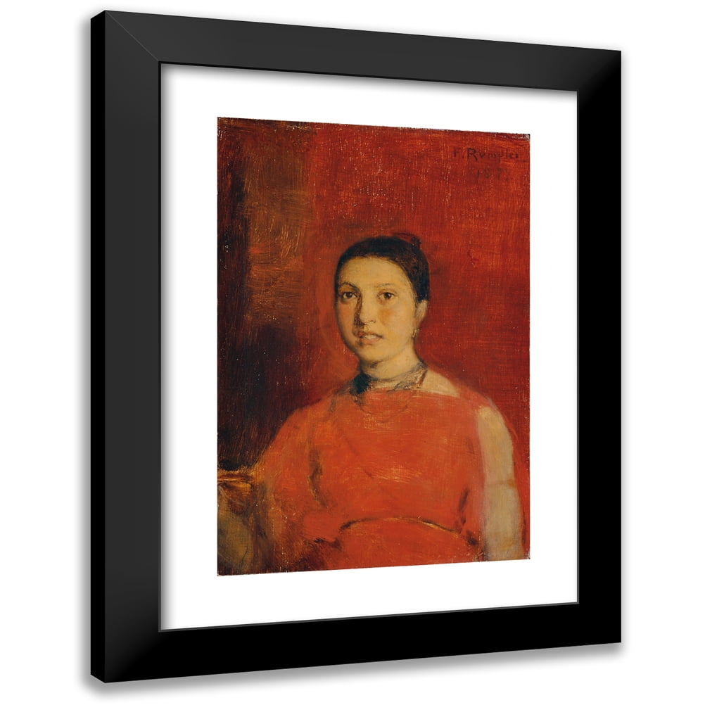 Franz Rumpler 17x24 Black Modern Framed Museum Art Print Titled - Girl ...