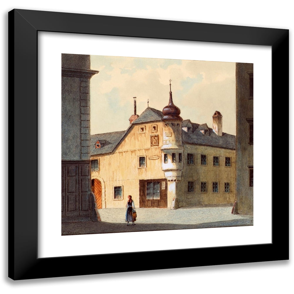 Franz Sager 16x15 Black Modern Framed Museum Art Print Titled - The Old ...