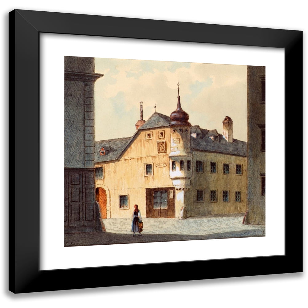 Franz Sager 21x20 Black Modern Framed Museum Art Print Titled - The Old ...