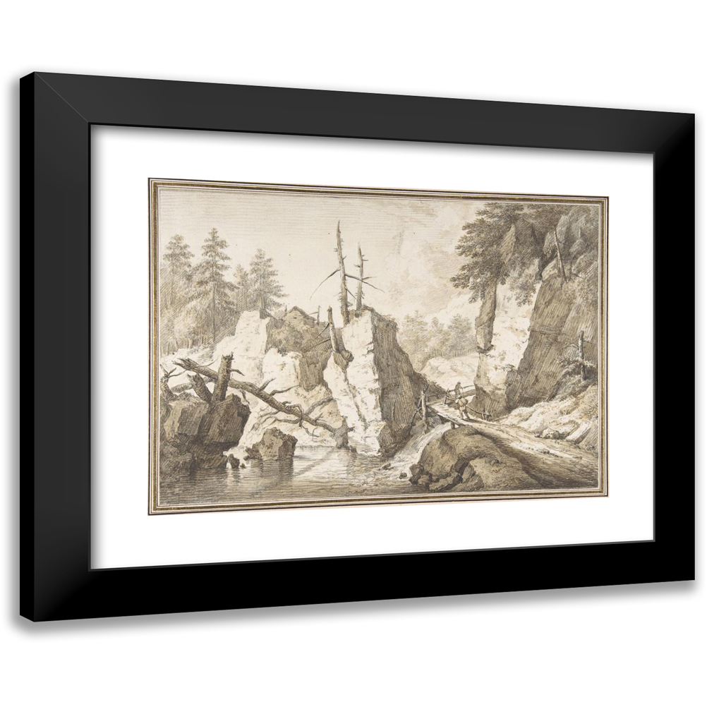 Franz Schütz 18x14 Black Modern Framed Museum Art Print Titled - Swiss ...