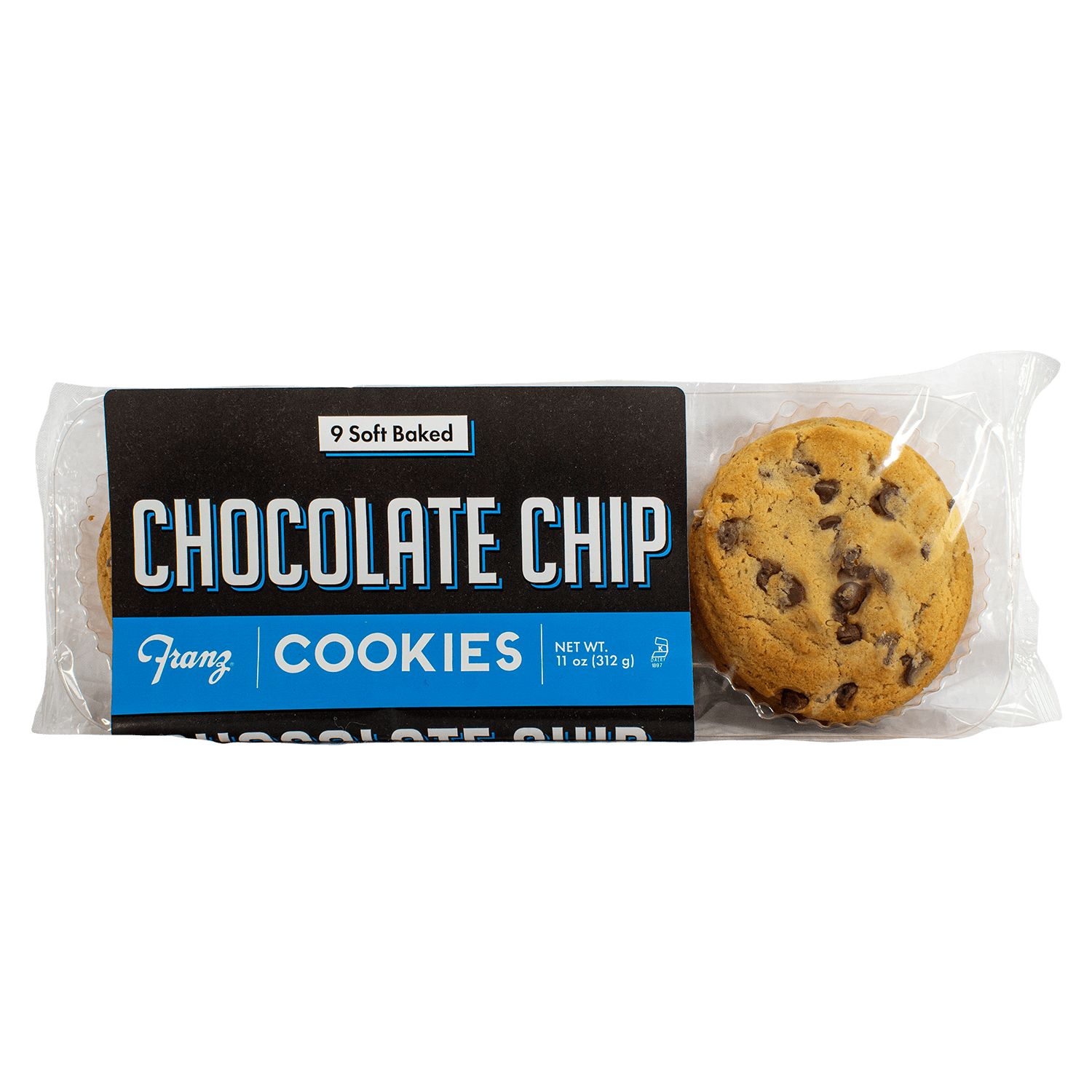 Shop Franz Soft Baked Chocolate Chip Cookies, 11 oz, 9 Count - Great ...