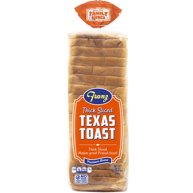 Franz Thick Sliced Texas Toast, 24 oz - Walmart.com