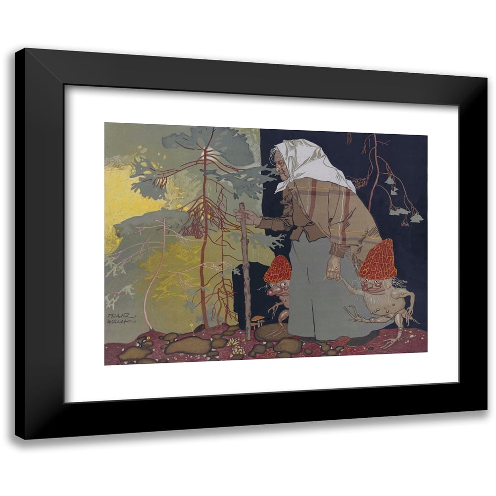 Franz Wacik 18x15 Black Modern Framed Museum Art Print Titled - Witch ...