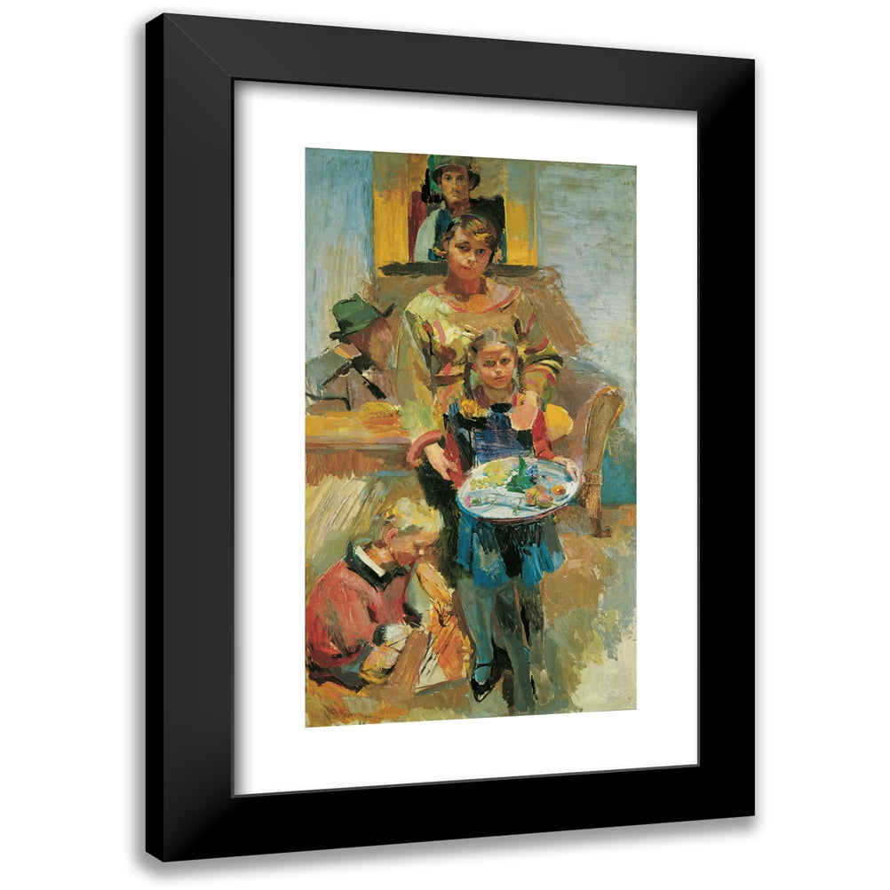 Franz Wiegele 15x24 Black Modern Framed Museum Art Print Titled ...