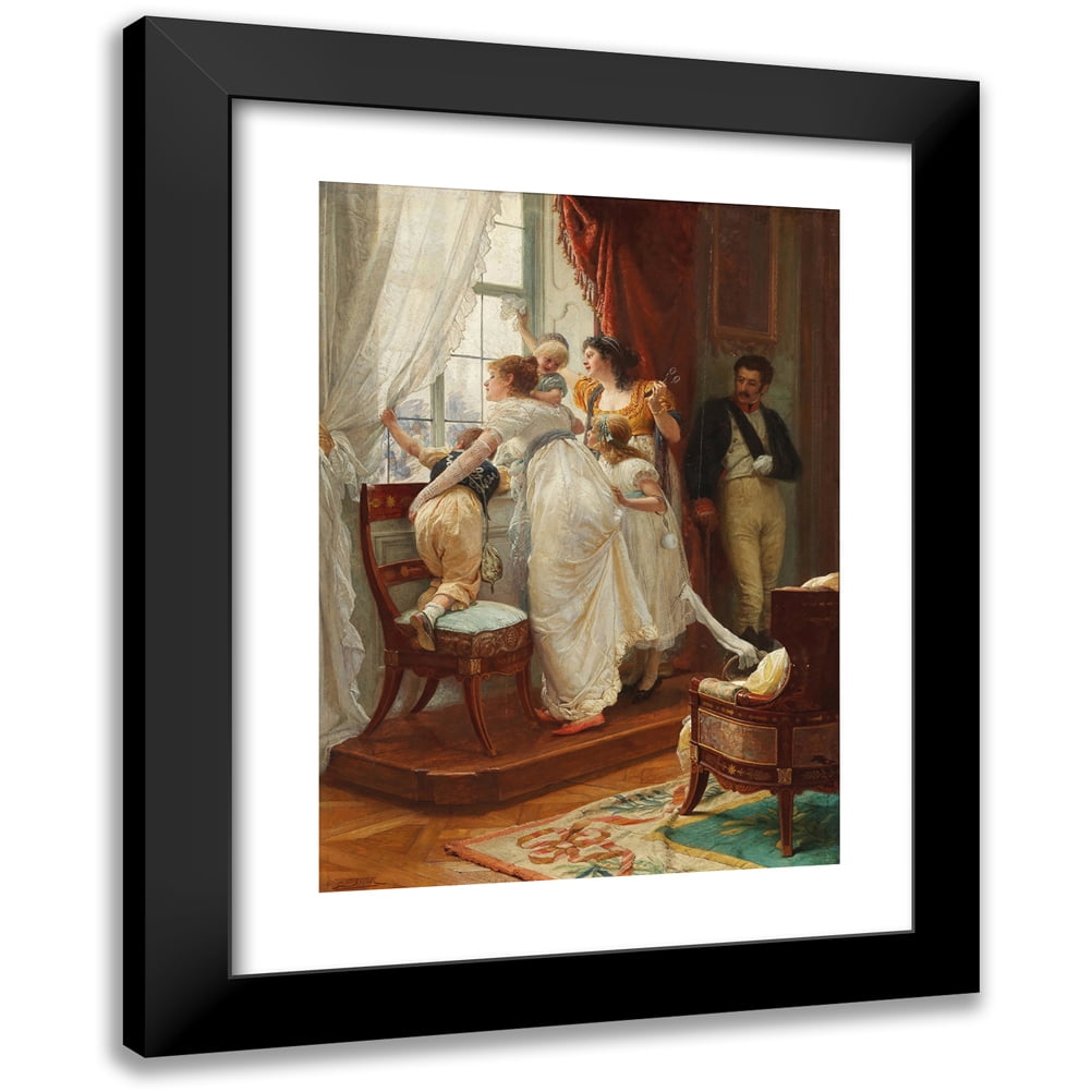 Franz Xaver Simm 14x18 Black Modern Framed Museum Art Print Titled ...