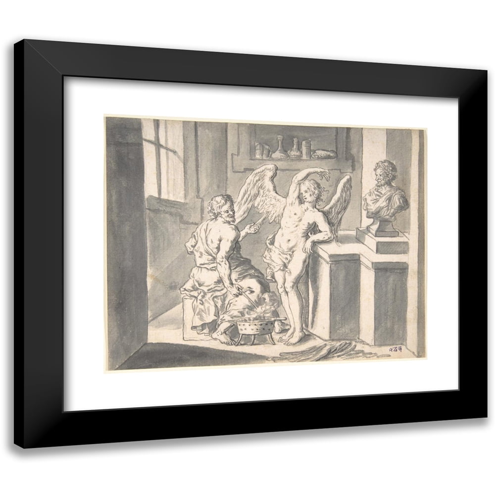 Franz Xaver Wagenschön 24x20 Black Modern Framed Museum Art Print ...