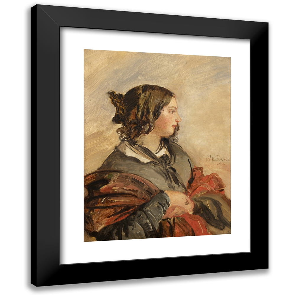 Franz Xaver Winterhalter 15x18 Black Modern Framed Museum Art Print ...