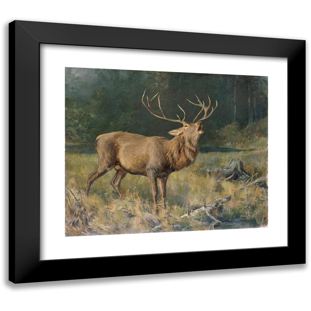 Franz Xaver von Pausinger 14x12 Black Modern Framed Museum Art Print ...