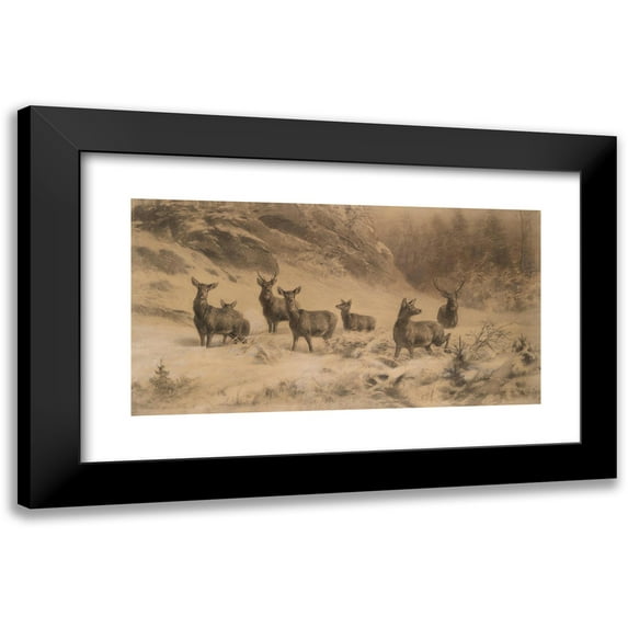 Franz Xaver von Pausinger 18x11 Black Modern Framed Museum Art Print ...