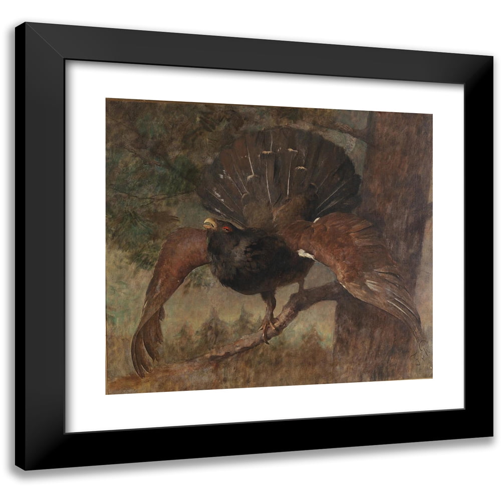 Franz Xaver von Pausinger 22x20 Black Modern Framed Museum Art Print ...