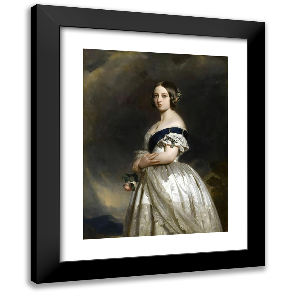 Franz Xavier Winterhalter 14x18 Black Modern Framed Museum Art Print ...