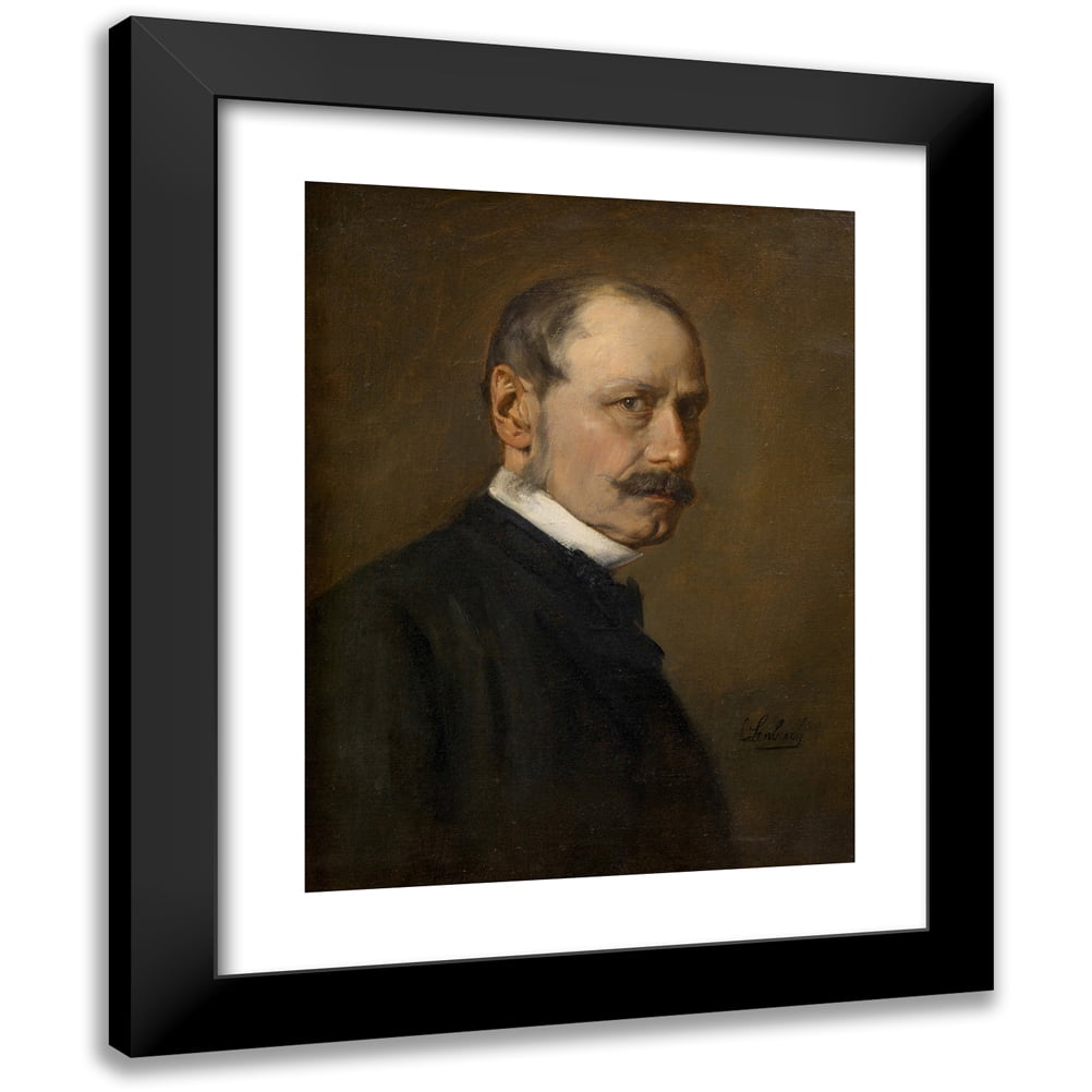 Franz von Lenbach 12x14 Black Modern Framed Museum Art Print Titled ...