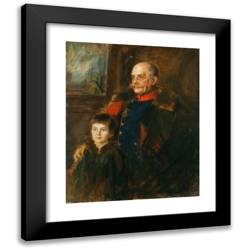 Franz von Lenbach 12x14 Black Modern Framed Museum Art Print Titled ...