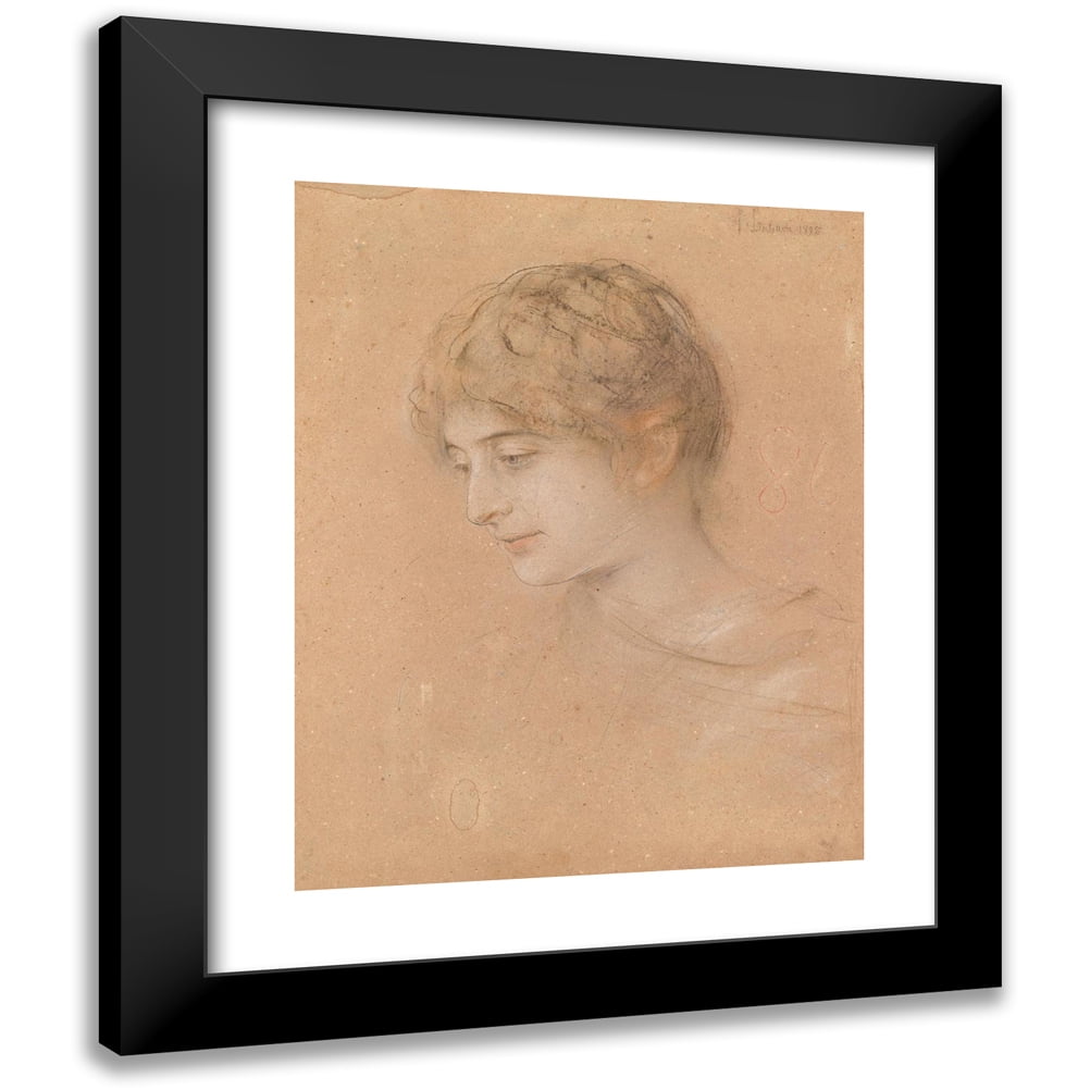 Franz von Lenbach 12x14 Black Modern Framed Museum Art Print Titled ...
