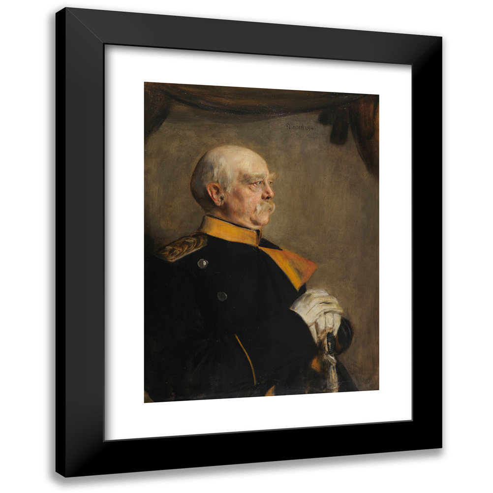 Franz von Lenbach 14x18 Black Modern Framed Museum Art Print Titled ...