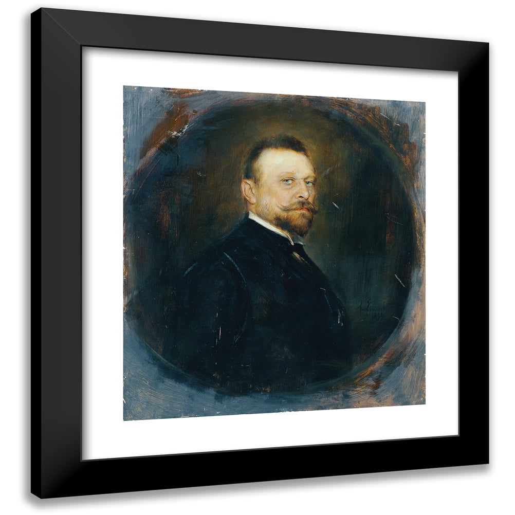 Franz von Lenbach 15x16 Black Modern Framed Museum Art Print Titled ...