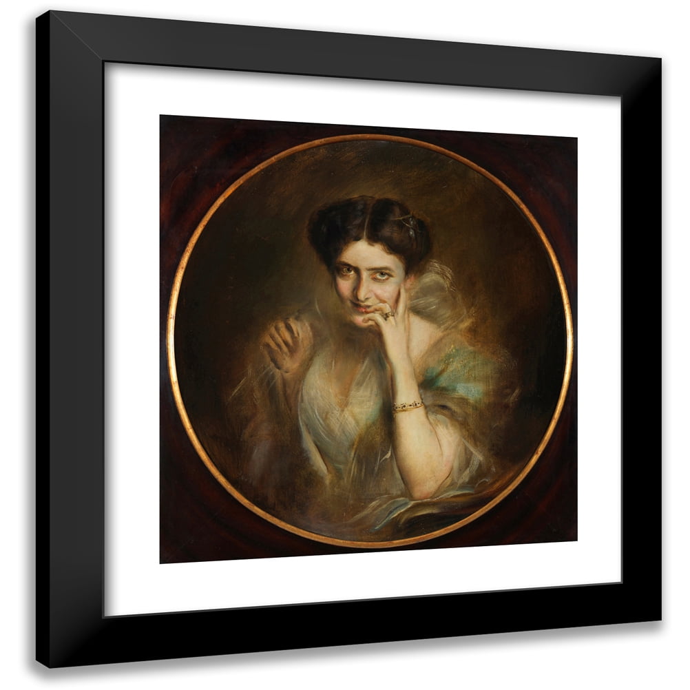 Franz von Lenbach 20x21 Black Modern Framed Museum Art Print Titled ...