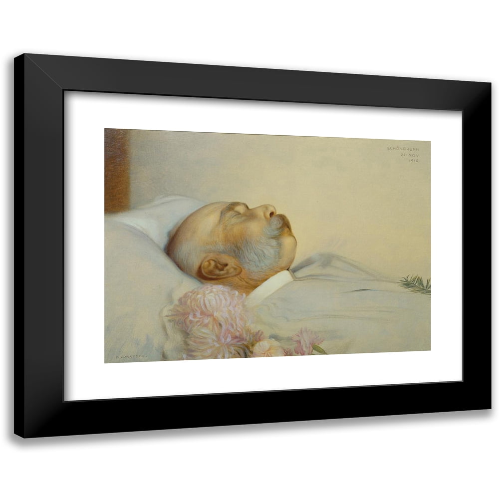 Franz von Matsch 24x18 Black Modern Framed Museum Art Print Titled ...