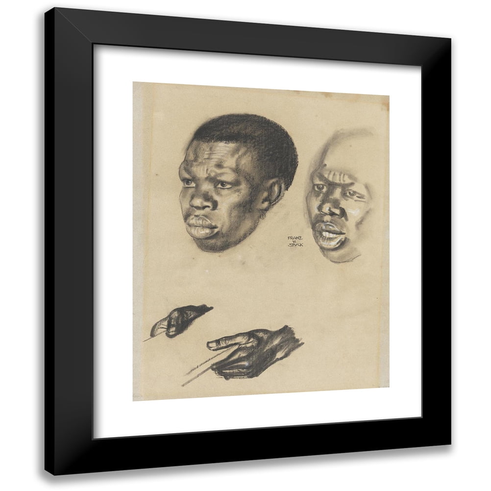 Franz von Stuck 12x14 Black Modern Framed Museum Art Print Titled ...