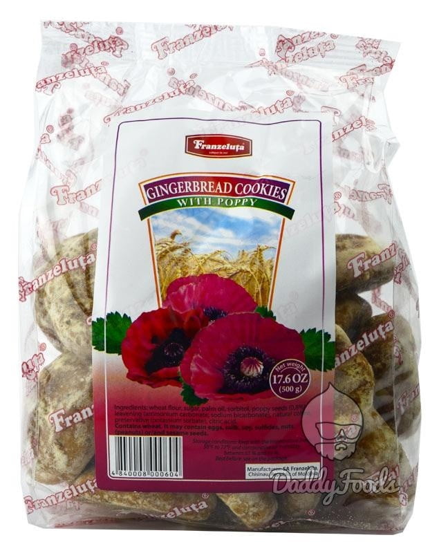 Franzeluta Gingerbread With Poppy Seeds 500g/ 1.1lb - Walmart.com