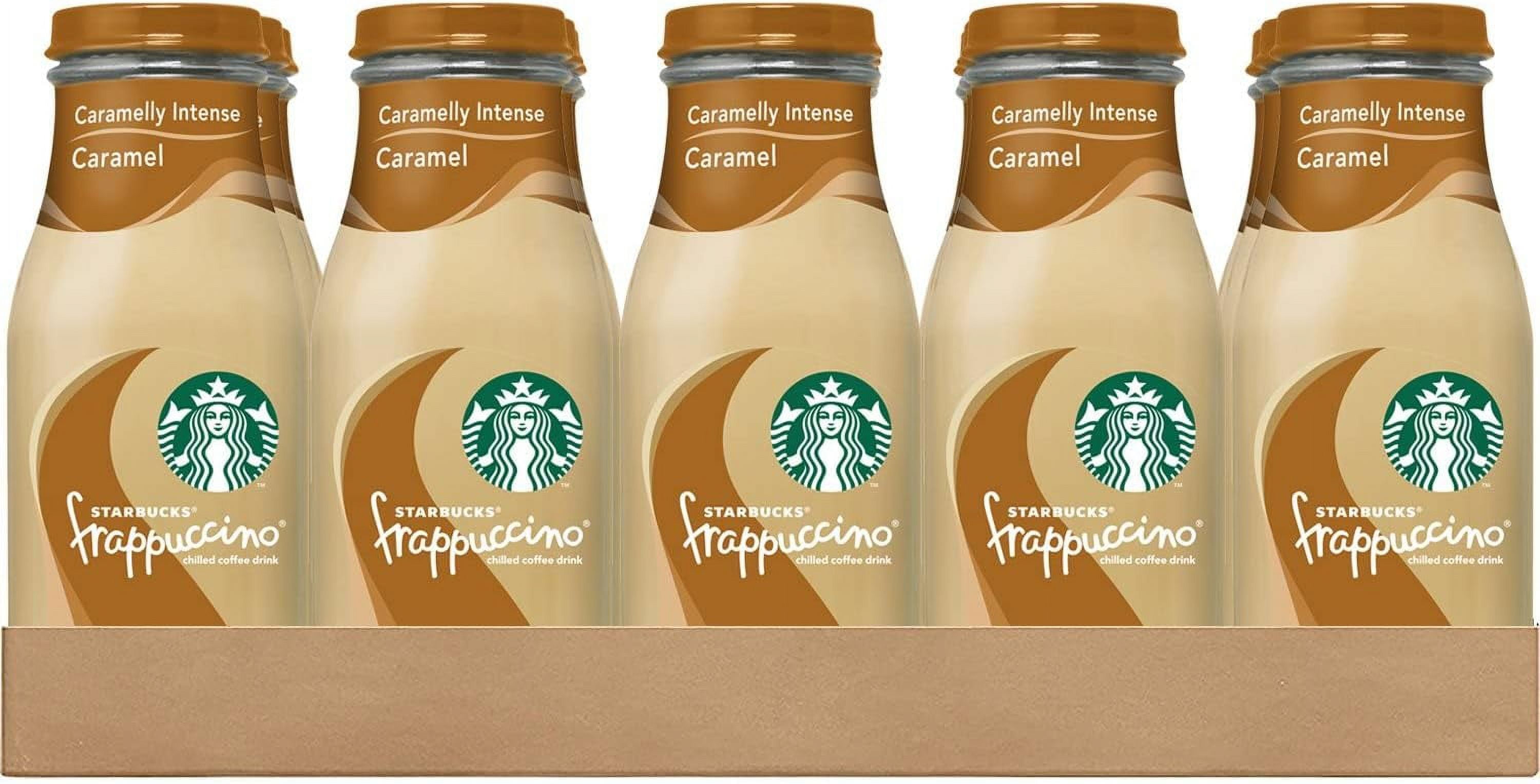 Frappuccino Caramel 9.5 Fl Oz (15 Count). glass bottles (15 Pack ...