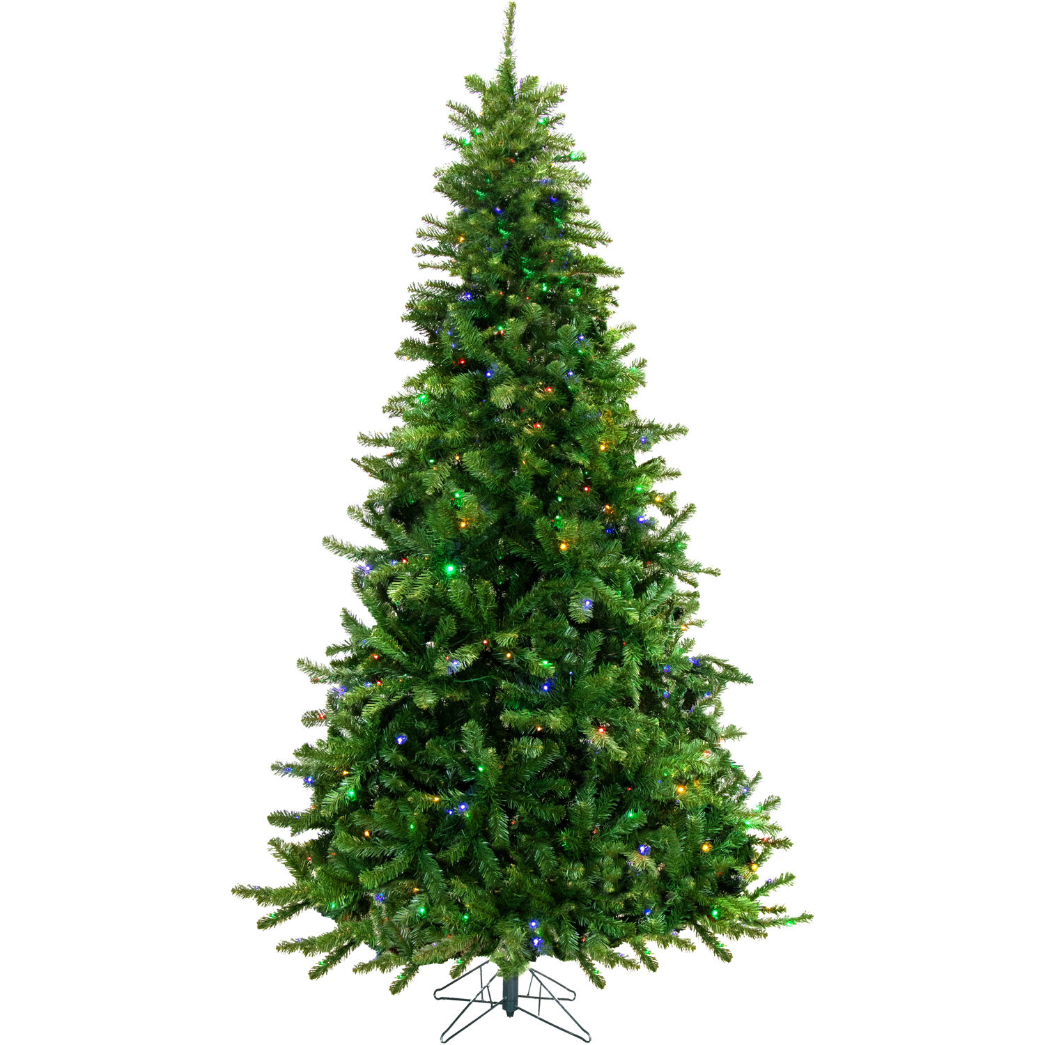 Fraser Hill Farm 6.5 Ft. Buffalo Fir Slim Artificial Christmas Tree ...