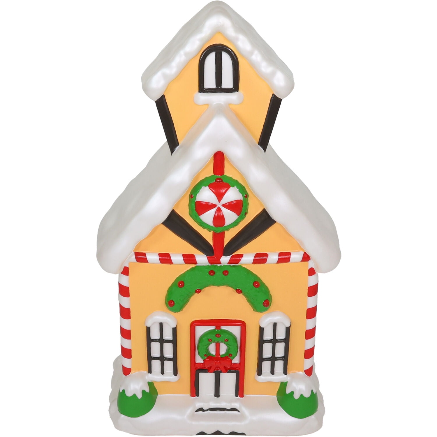 Fraser Hill Farm 32 in Lighted Blow Mold Gingerbread House Holiday ...