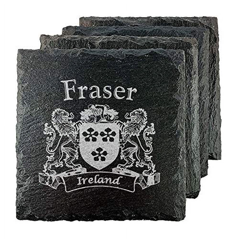 Fraser Irish Coat of Arms Slate Coasters - Set of 4 - Walmart.com