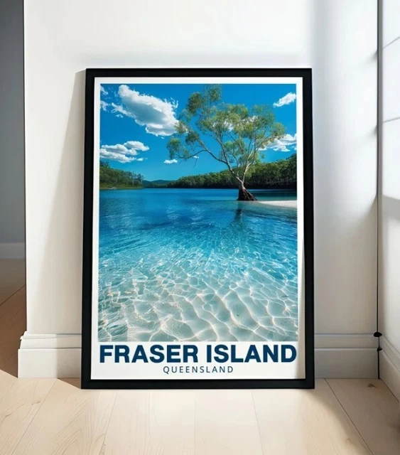 Fraser Island Wall Art - Lakemckenzie And Fraser Island Posters NO ...