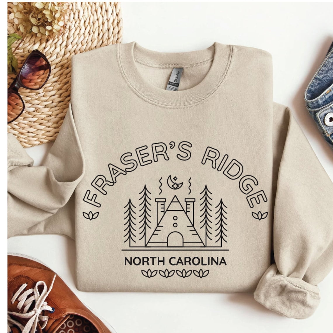 Fraser'S Ridge Sweatshirt Hoodie, Outlander Sweater, Book Series ...