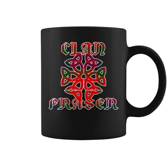 Fraser Scottish Clan Family Name Tartan Knot Coffee Mugs - Walmart.com