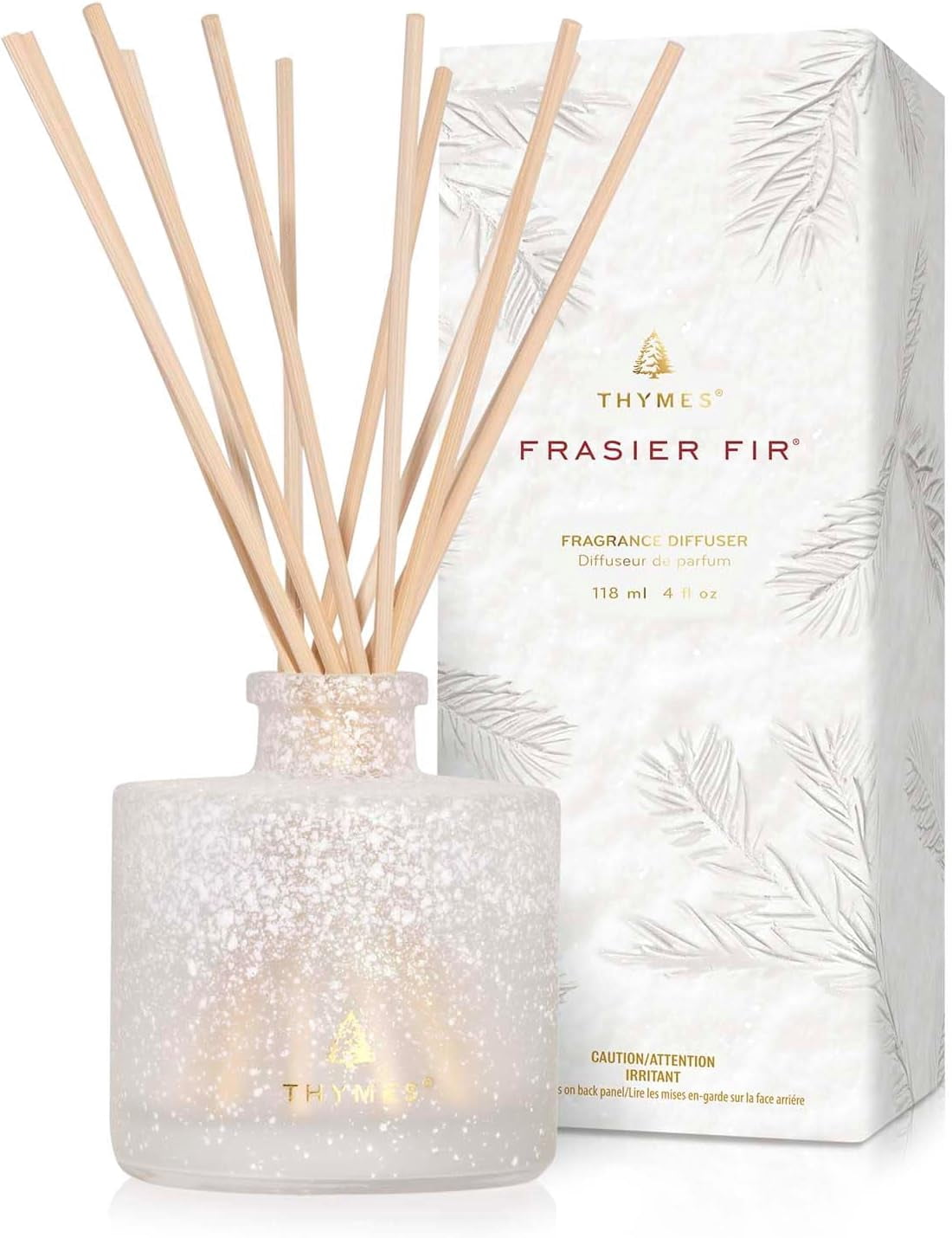 Frasier Fir Reed Diffuser Set with Reeds Fragrance Oil and Frosted ...