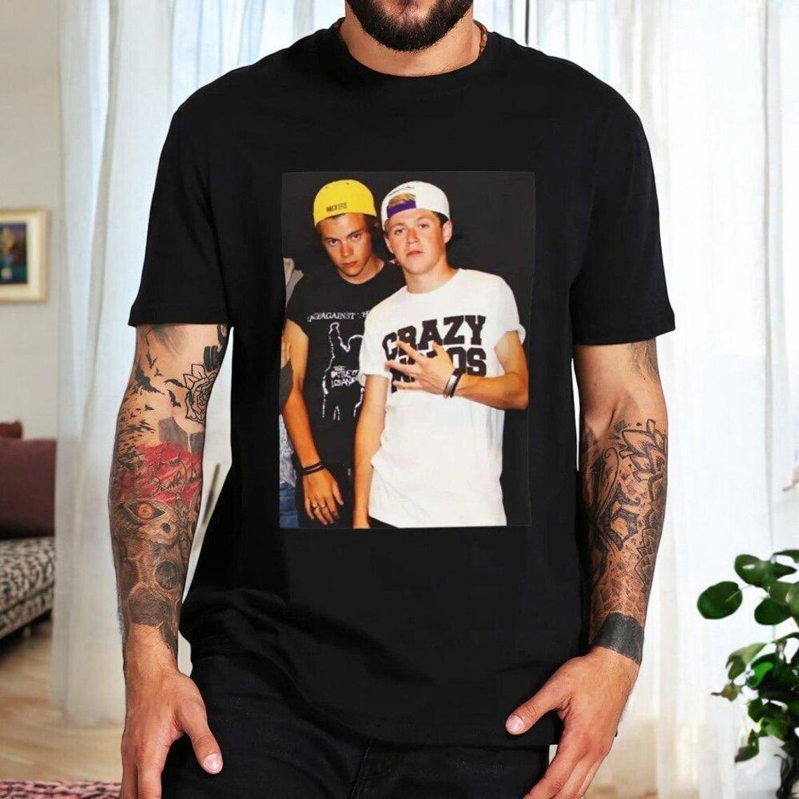 Frat Boy T-Shirt - Harry And Niall Shirt - Gift For Party - Short Sleeve Tee - Frat Narry ...