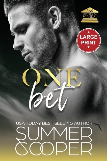 Frat House Scandal Book (Large Print) One Bet: A Second Chance New ...